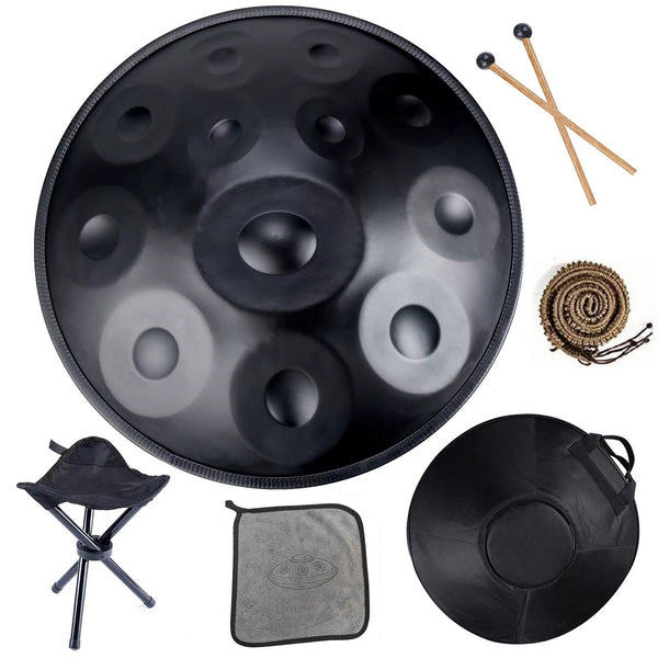 440HZ Steel Tongue Drum Percussion Instrument Handpan Drum in D Minor ...