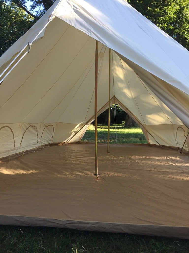 Large Waterproof Oxford Cloth Glamping Emperor Bell Tent Campground Te ...